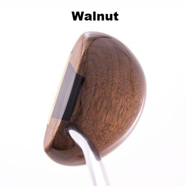 Walnut Authentic American Mallet Putter